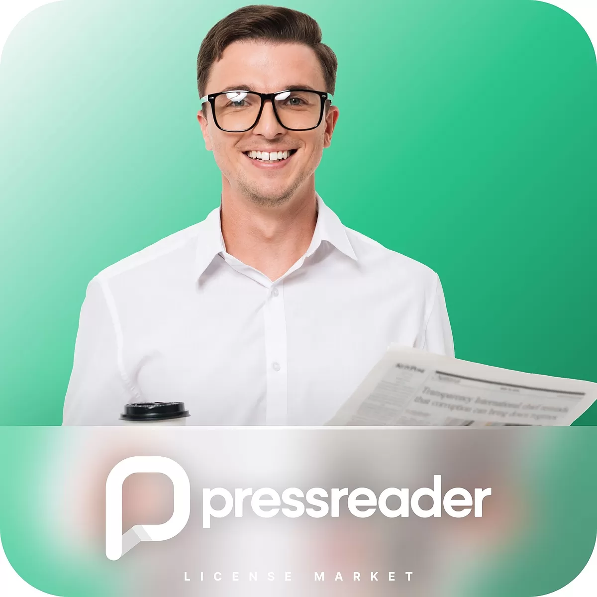 خرید اکانت PressReader روی ایمیل شما (با 91% تخفیف)